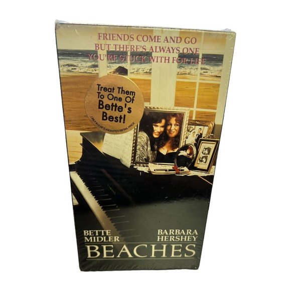 Media | Beaches Vhs 1996 Bette Midler Barbara Hershey | Poshmark